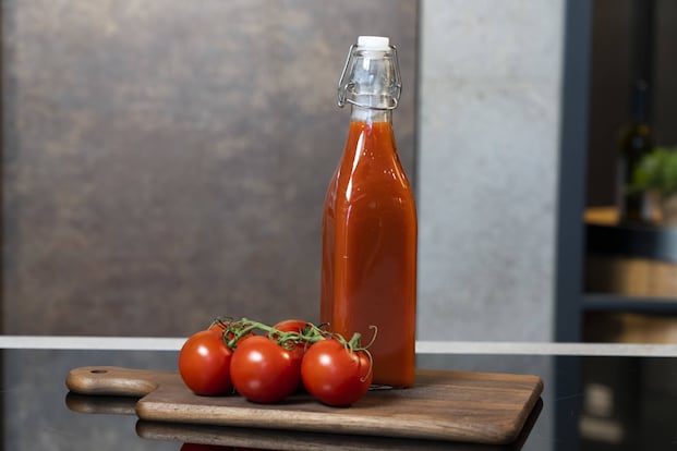 Elegantes Tomatenketchup Selber Machen Fotos