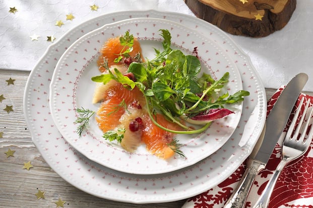 Gebeizte Forelle mit Wintersalaten - 0:45 h - Rezept - Servus